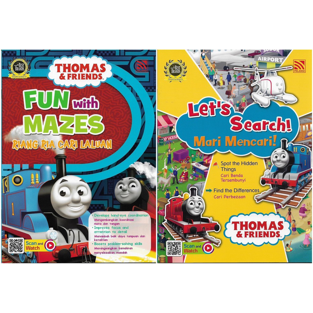 MATA Preschool Activity Book Bmbi/Thomas & Friends Maze Book/Let'S ...