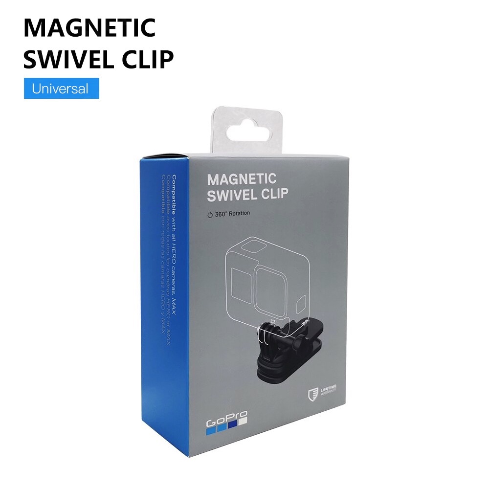 GoPro Magnetic Swivel Clip Bag Strap Mount for HERO 12 11 10 9 8 6 5 ...