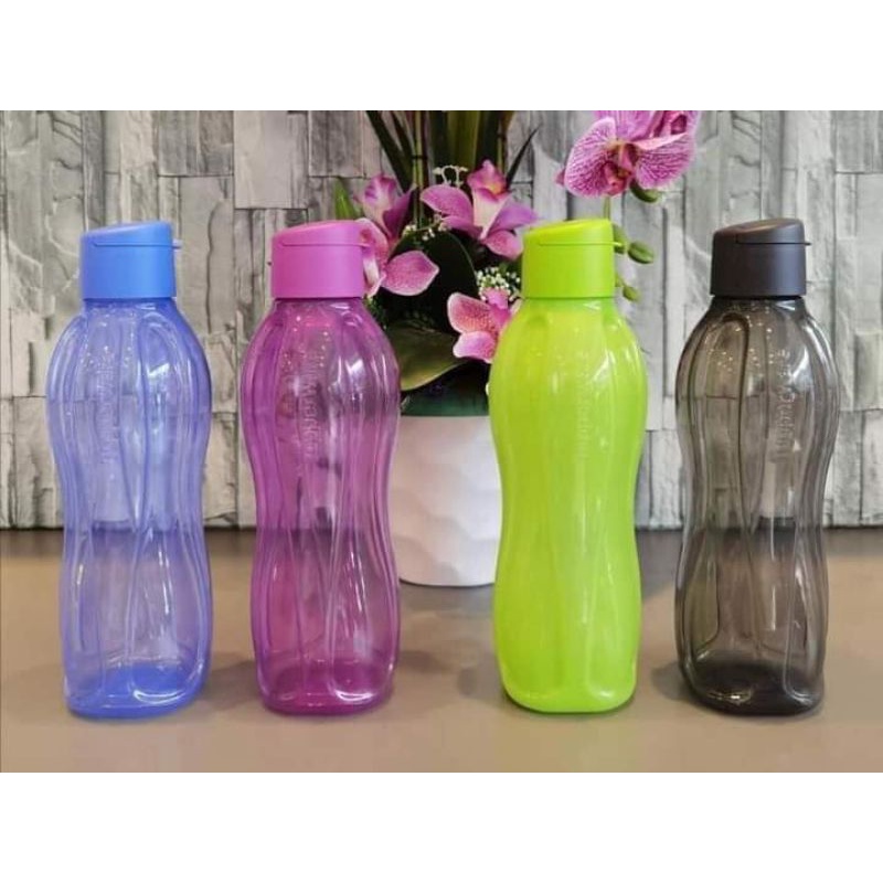 Botol air 1 Liter Tupperware Eco Bottle 1 Litre Tali untuk Botol Strap ...