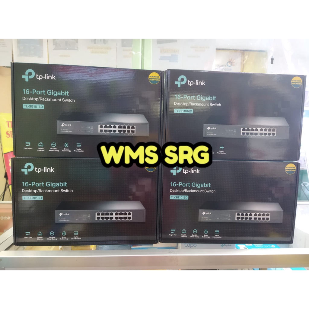 Tplink TL-SG1016D 16 Port Gigabit Desktop Switch (metalcase) | Shopee ...