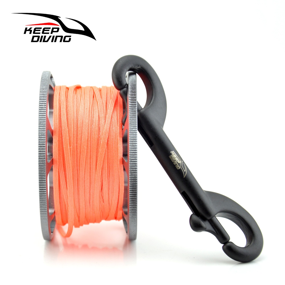 KEEP DIVING 15M/30M Scuba Diving Aluminum Alloy Spool Finger Reel with ...