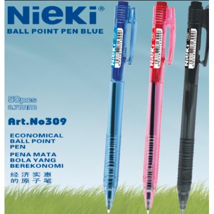 Nieki Ball Point Pen - Art No 309 - 0.7mm | Shopee Singapore