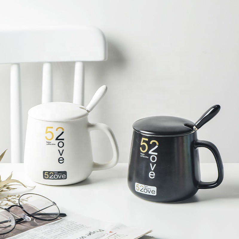 Ceramic Coffee Mugs (Black & White) 3 Series | Shopee Singapore