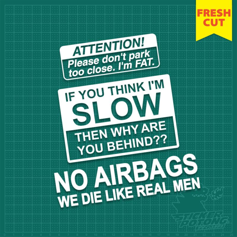 FUNNY STICKER (STICKER POTONG) | Shopee Singapore