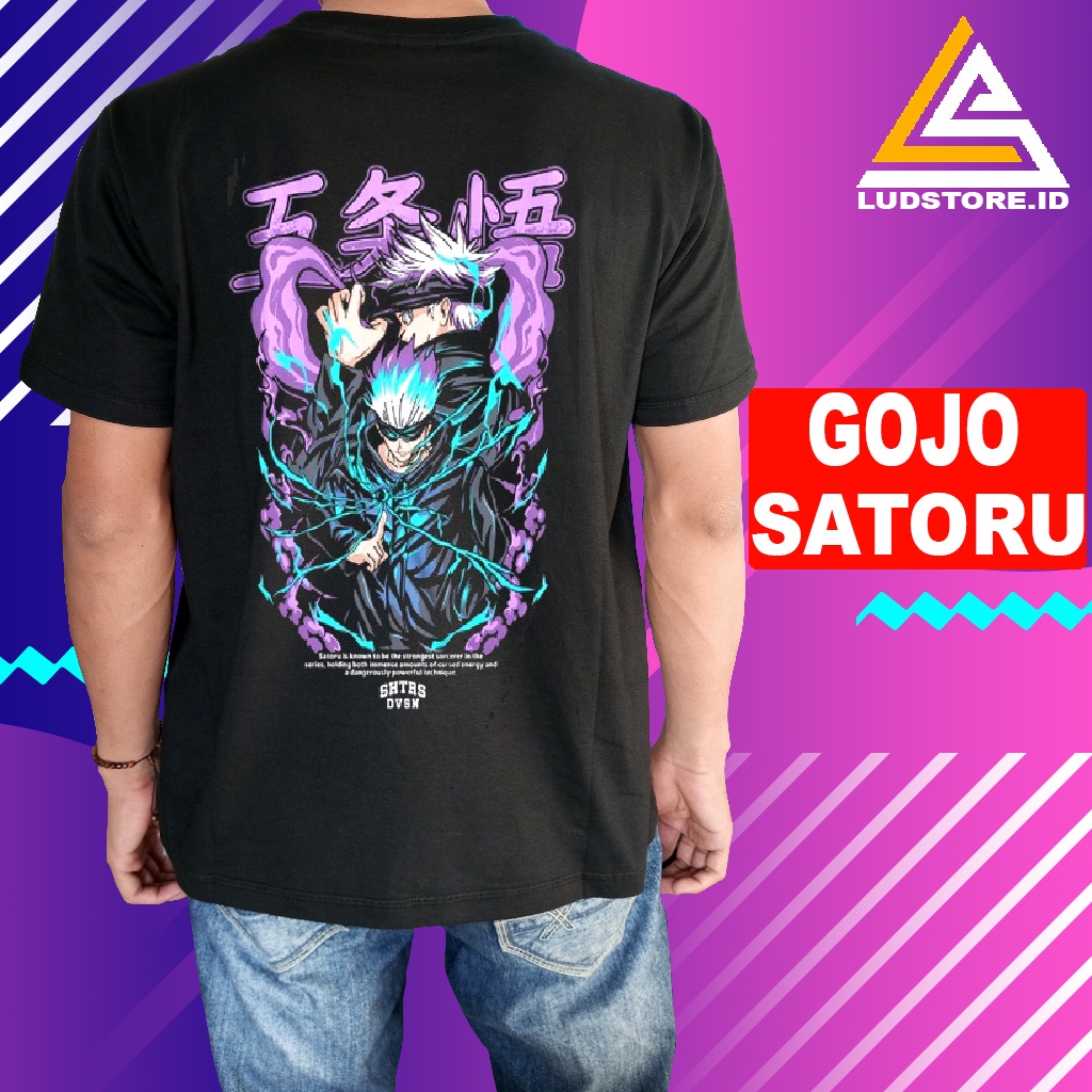 Gojo SATORU ANIME MANGA JUJUTSU KAISEN T-SHIRTS BAJU A16 | Shopee Singapore