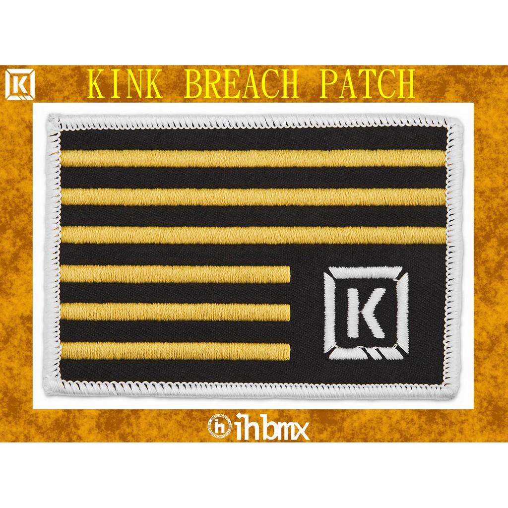 [I.H BMX] KINK BREACH PATCH Badge Embroidery DH/Extreme Bike/Street ...