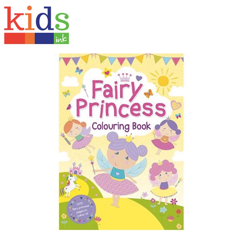 Fairy Princess Colouring Book Tradepaper Childrens Book - Kids Ink ...
