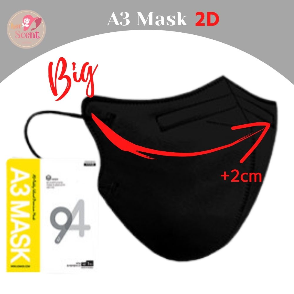 [A3] Big Size 2D Mask 22cm KF94 Korea Wide 10pcs | Shopee Singapore
