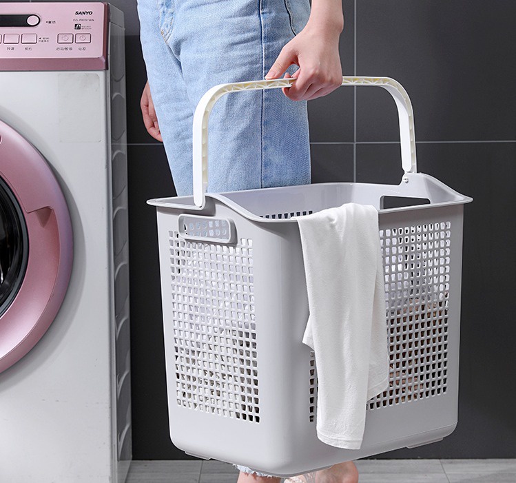 NORDLIC LAUNDRY BASKET WITH HANDLE 】 40L LARGE CAPACITY LB6601 | Shopee ...