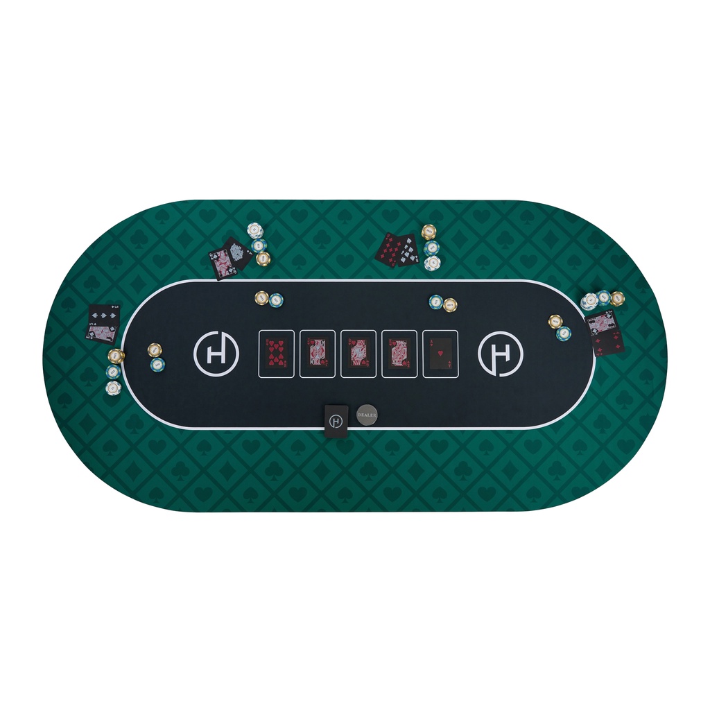 [Premium] Hitlife Non-Slip Poker Mat Table Overlay Baccarat Casino ...