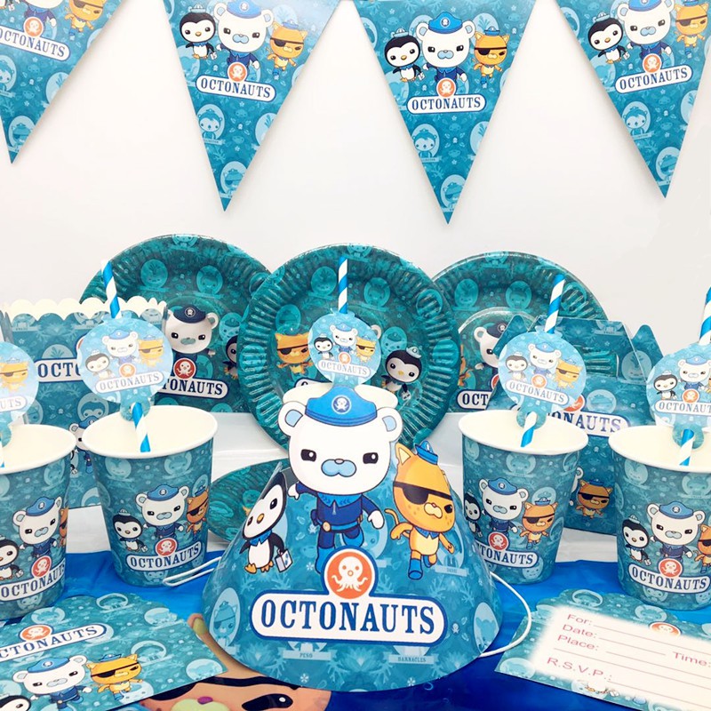 Octonauts Theme Party Decorations For Kids Birthday Festive Event Decor ...