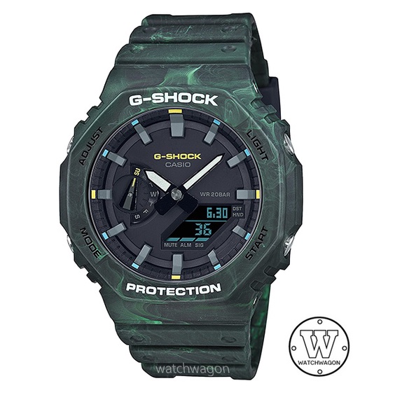[Watchwagon] Casio G-Shock GA-2100FR-3A Mystic Forest Carbon Core Guard ...