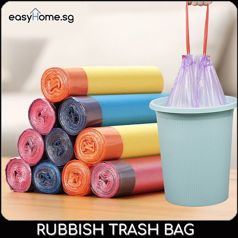 Easyhome.sg Trash Bag 45 x 50cm (1 Roll 15pcs) / Drawstring Garbage Bag ... Easyhome.sg Trash Bag 45 x 50cm (1 Roll 15pcs) / Drawstring Garbage Bag ...