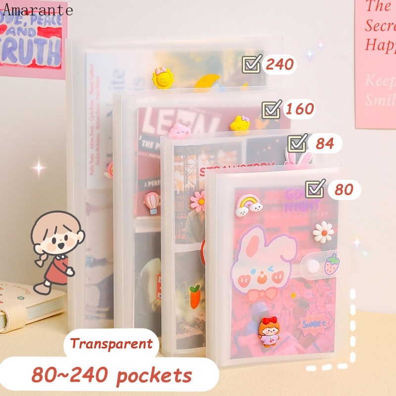 AMA 80/160/240 Grids Frosted Interstitial Photo Album Photocards ...