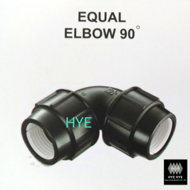PENGUIN HDPE Poly Equal Elbow 90mm | Shopee Singapore