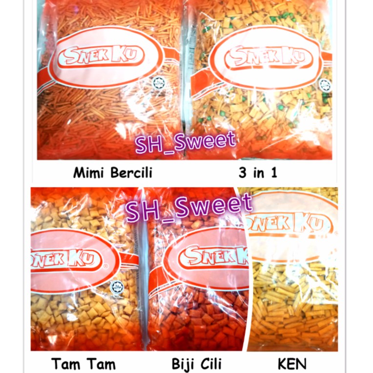 2kg My Snack Tam Tam Spicy Noodles 3 in 1 Ken Chicken Crab Chili Seeds ...