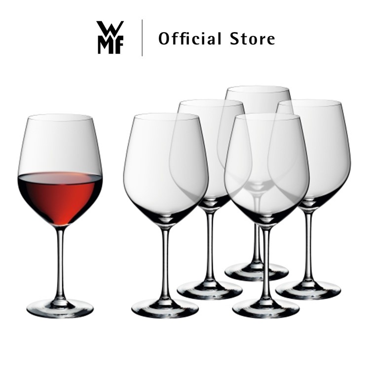 WMF Burgundy glass 6 pieces | Shopee Singapore