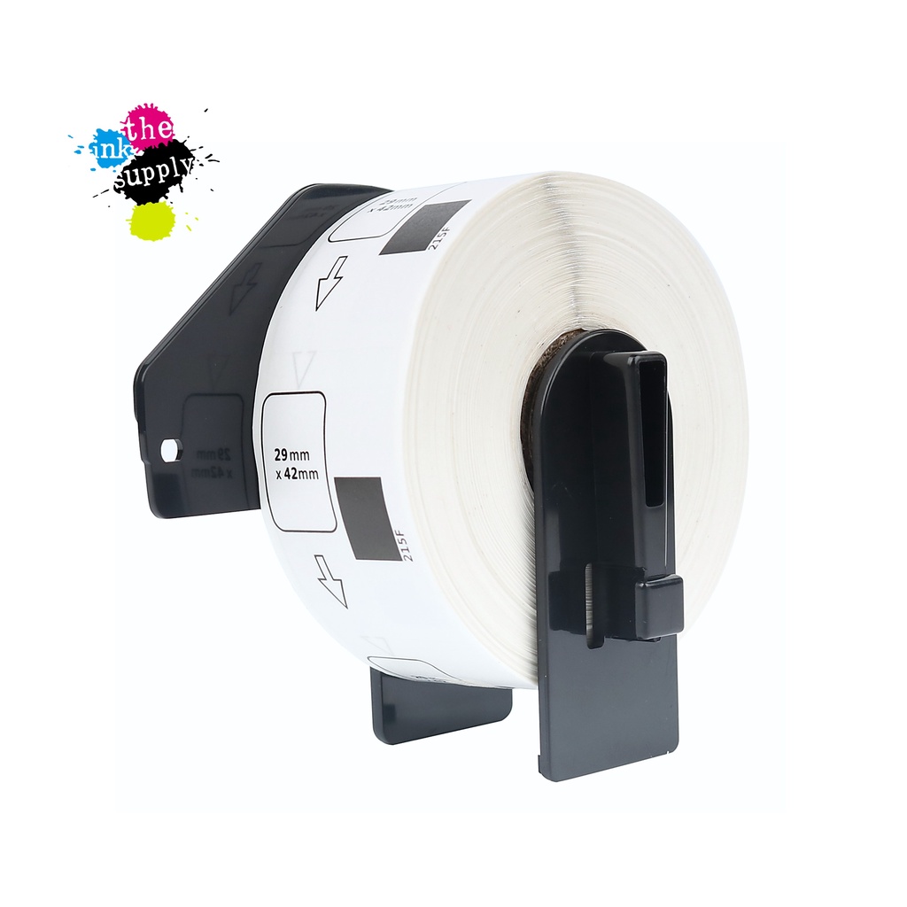 DK-11215 29mm Compatible Brother Thermal Label Sticker Paper (Black on ...