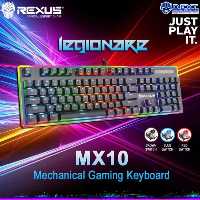 Rexus Legionare RGB MX10 Mechanical Gaming Keyboard | Shopee Singapore