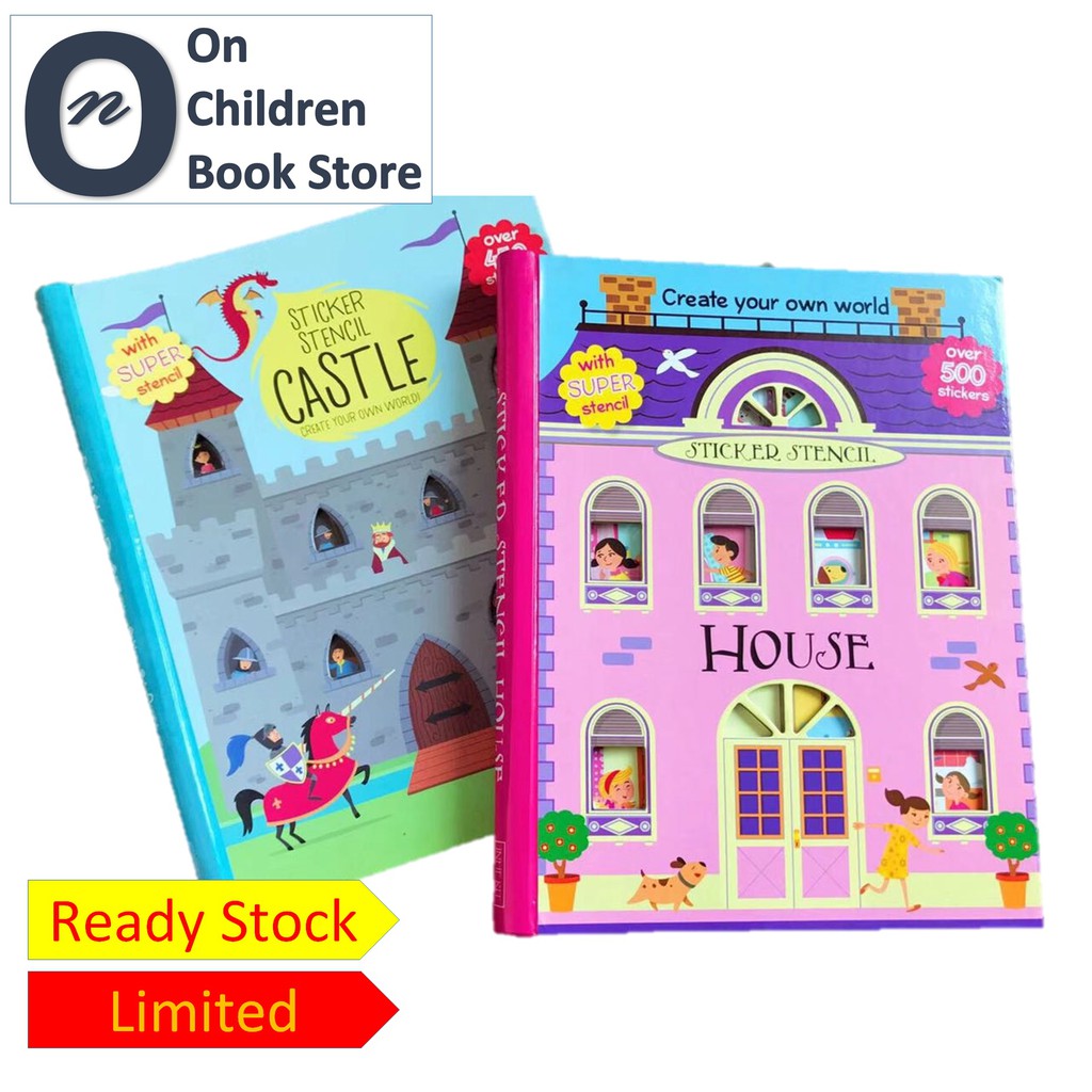 Reusable Sticker book / sticker stencil / Electrostatic sticker book ...