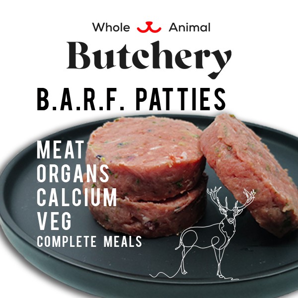 VENISON BARF PATTIES // WHOLE ANIMAL BUTCHERY | Shopee Singapore