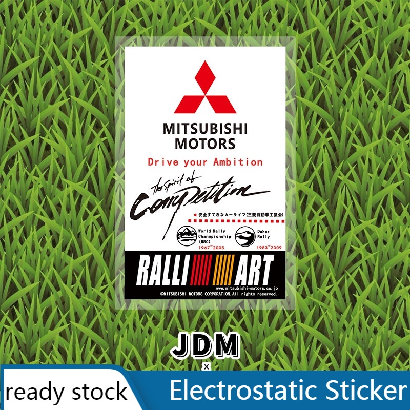 For Mitsubishi Car Electrostatic Sticker Windshield Decorative for ...