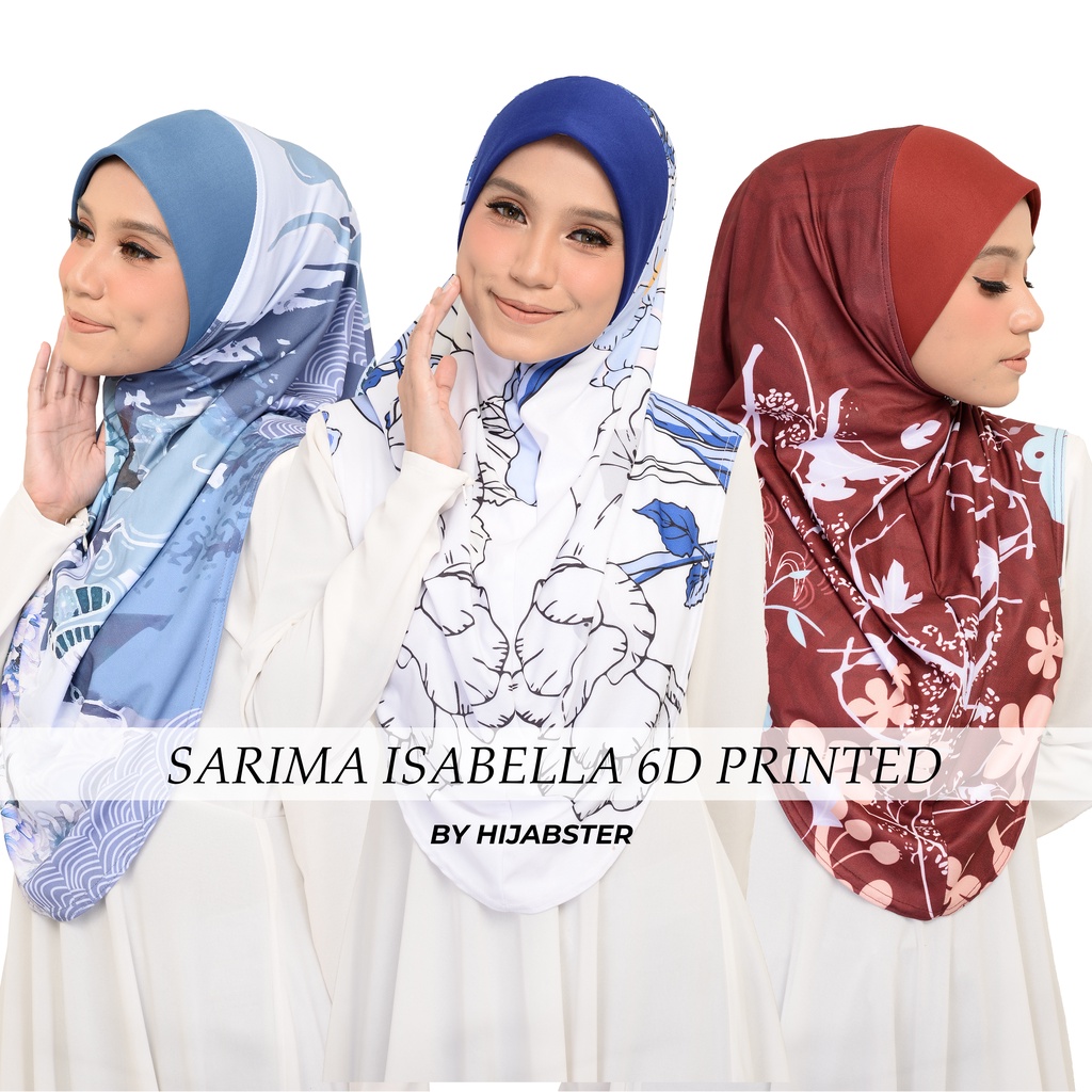 Sarima Isabella 6D Printed (Premium) | Shopee Singapore