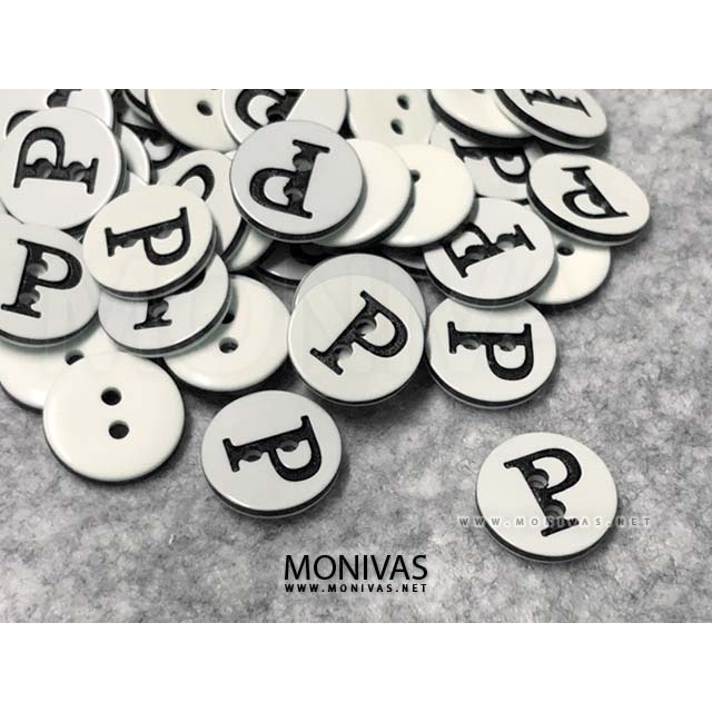 Capital P Alphabet Letters Sewing Replacing Buttons DIY Crafting ...
