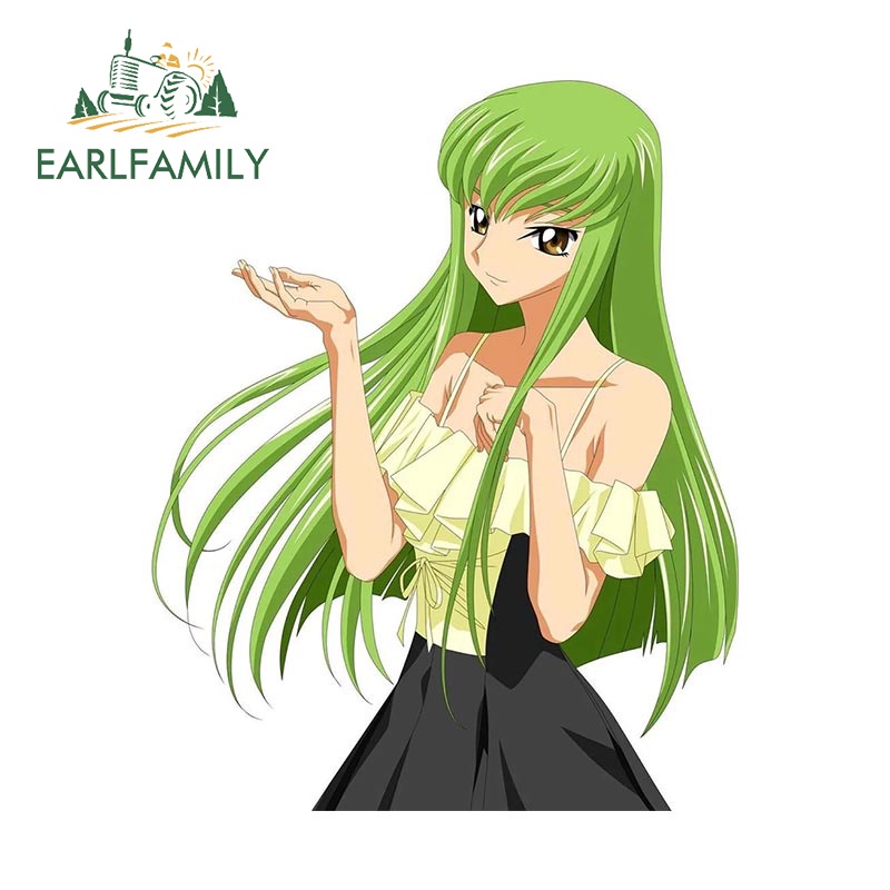 EARLFAMILY 13cm x 10.5cm Code Geass Car Stickers Creative Scratch-Proof ...