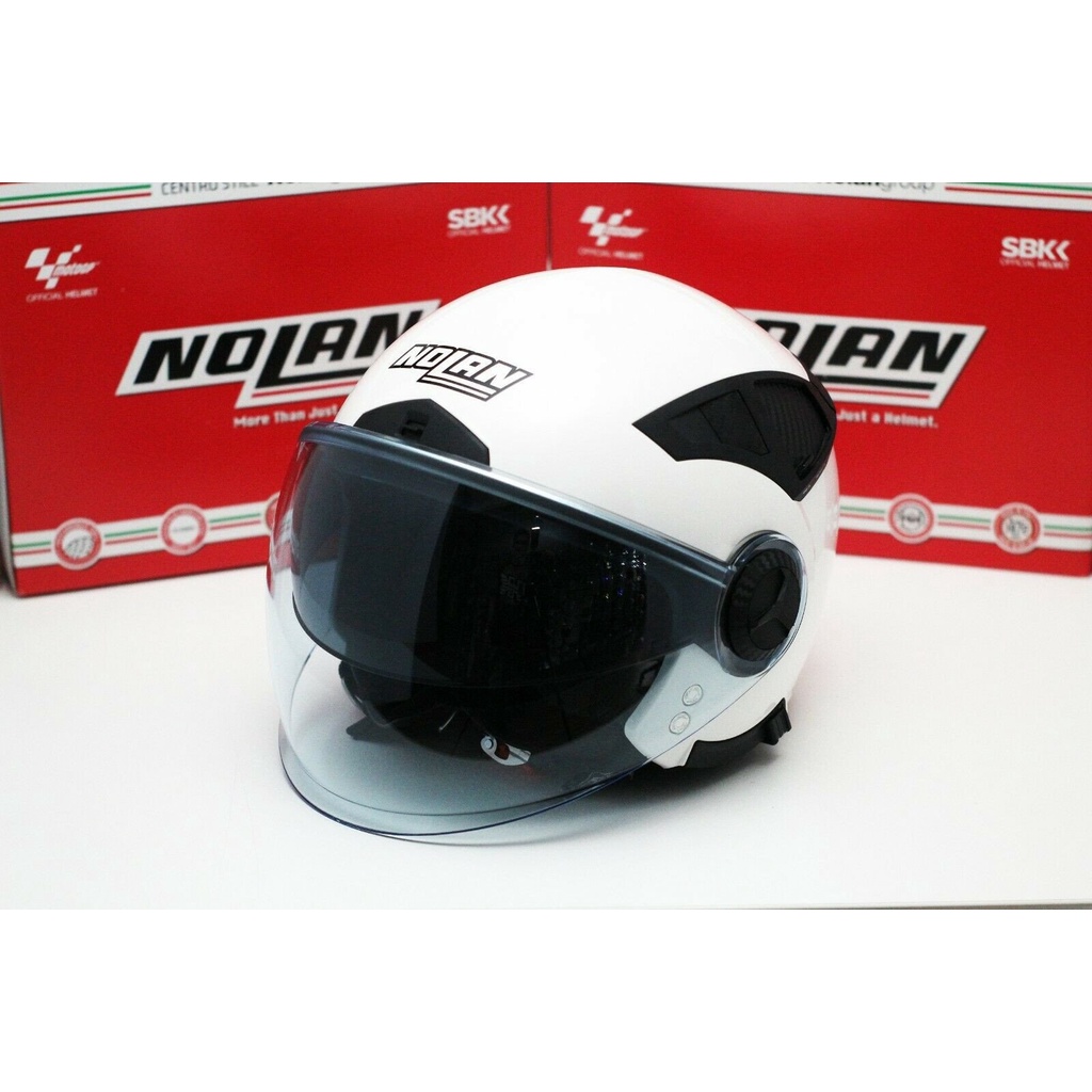 Nolan N33 Evo Classic (2 Metal White) | Shopee Singapore