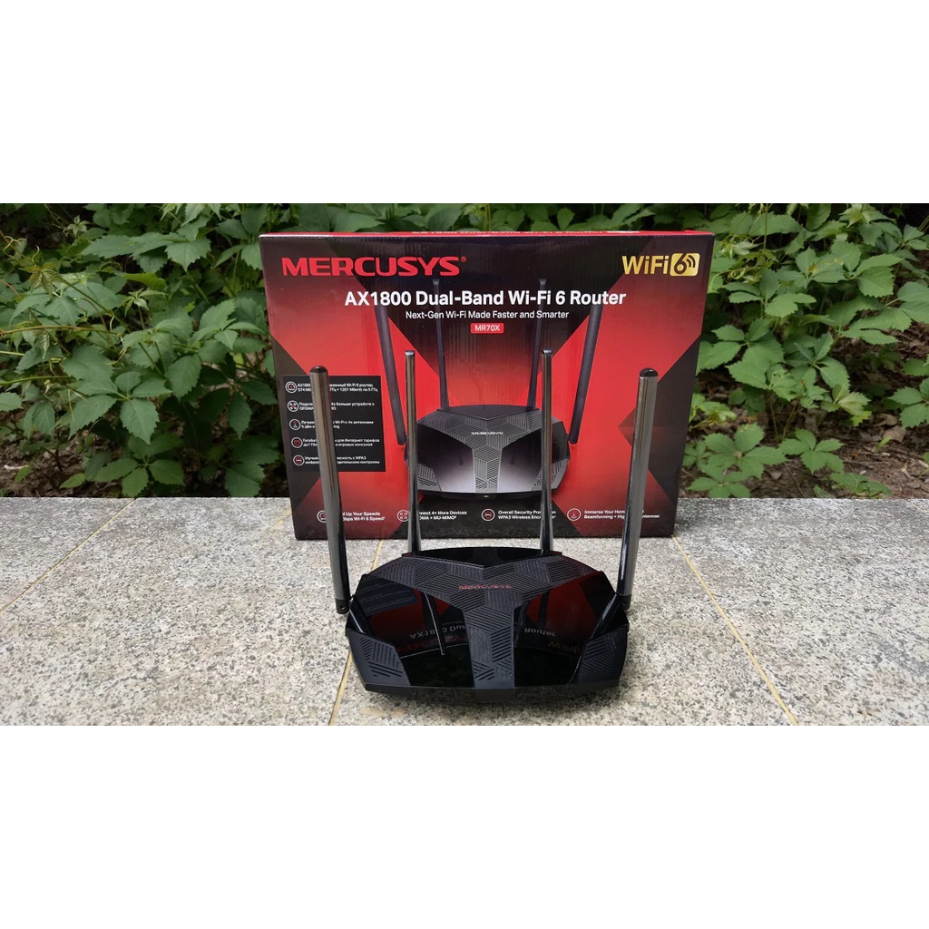TPLINK MERCUSYS MR70X AX1800 DUAL BAND WIFI 6 ROUTER | Shopee Singapore