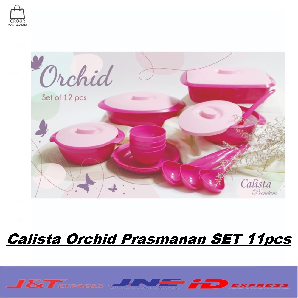 Calista Orchid Buffet SET For Serving Containers (11pcs SET) | Shopee Singapore