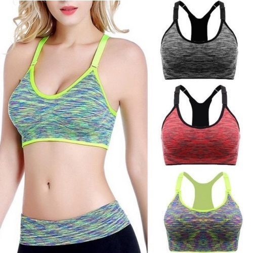 Video Inside Womens Sports Bra Bralette Pluse Size Sports Bra For