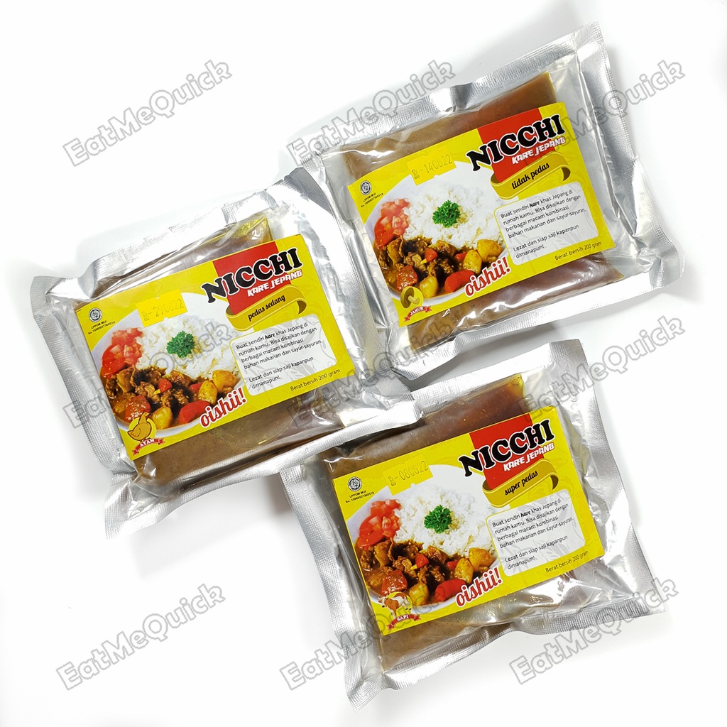 Nicchi Kare Japanese Curry Seasoning Chicken Beef Mushroom 200gr ...
