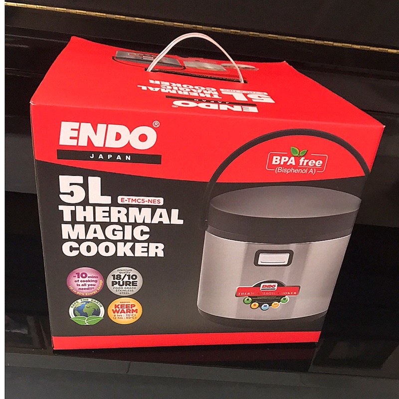 Endo 5L Thermal Magic Cooker (Good Review) | Shopee Singapore