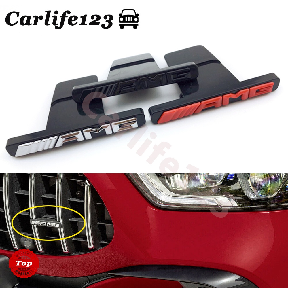 Mercedes-Benz GT AMG Logo Front Bumper Grille Grid Radiator Stripe ...