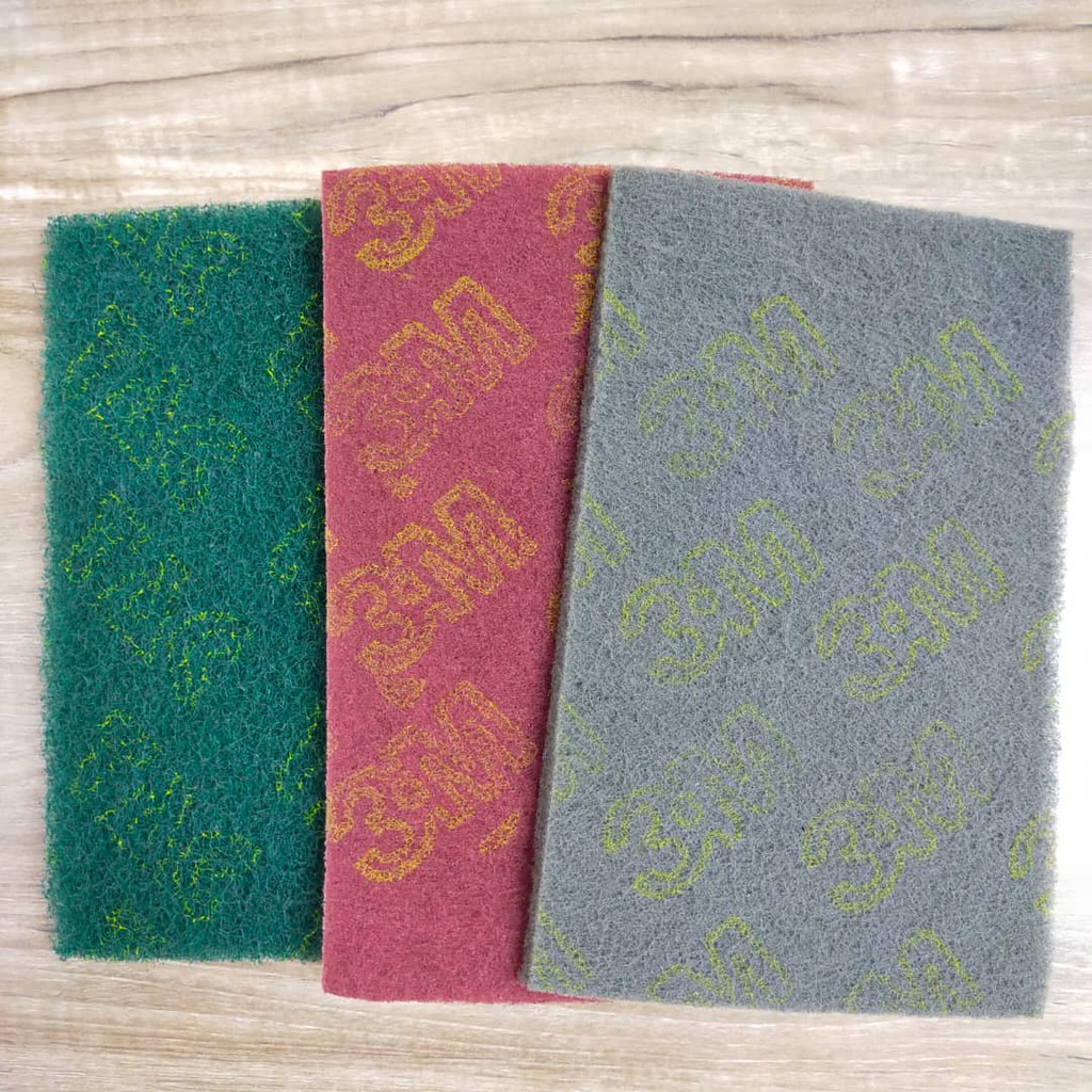 Scotch Brite Hand Finishing Scouring Pads for Industrial Use 24x15cm ...