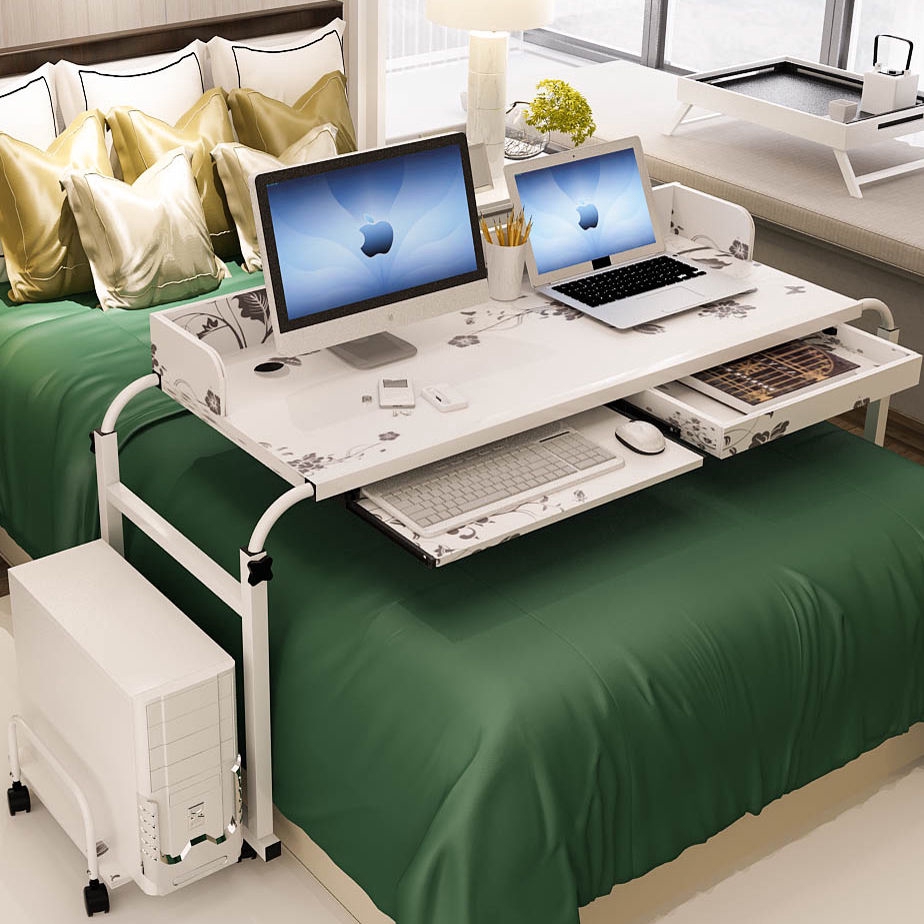Lazy bed laptop desk desktop home double computer desk desk removable ...