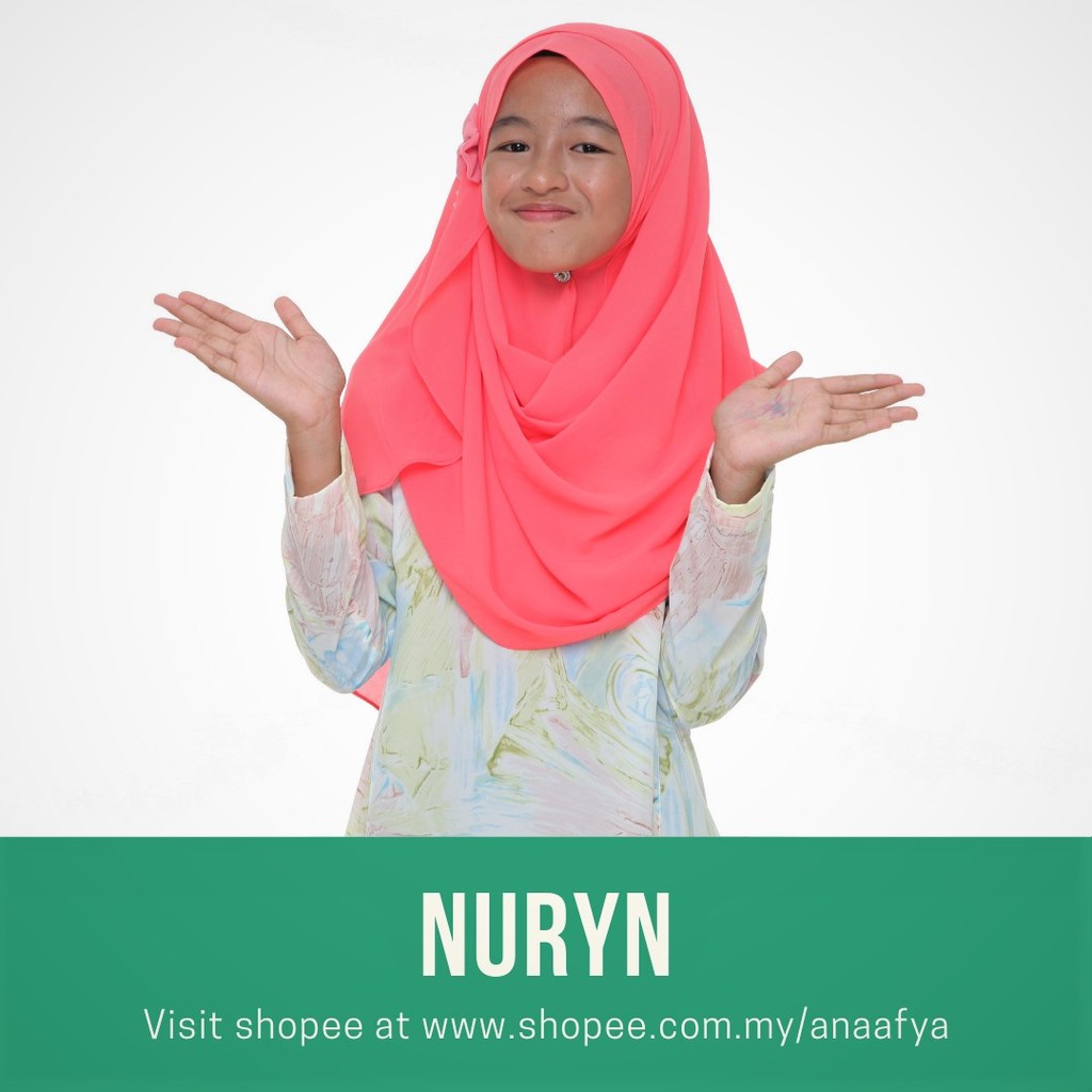 INSTANT SHAWL KANAK-KANAK RIBBON DIAMOND NUFA ANA AFYA/KIDS INSTANT ...