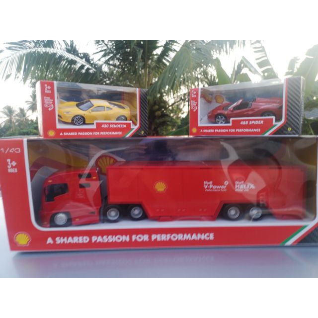 2019 Shell ferrari Truck lorry limited edition | Shopee Singapore
