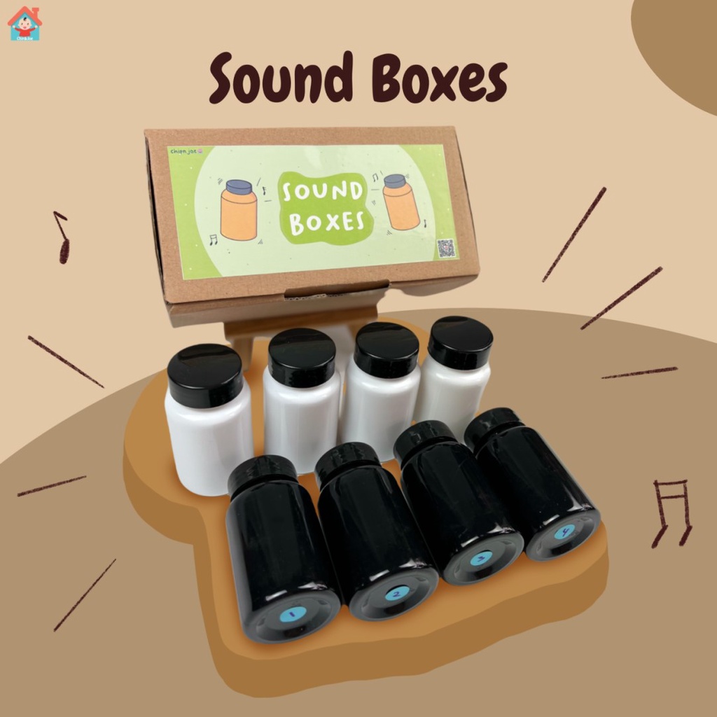 Montessori Sound Boxes Getting to Know Sensory Sounds | Shopee Singapore