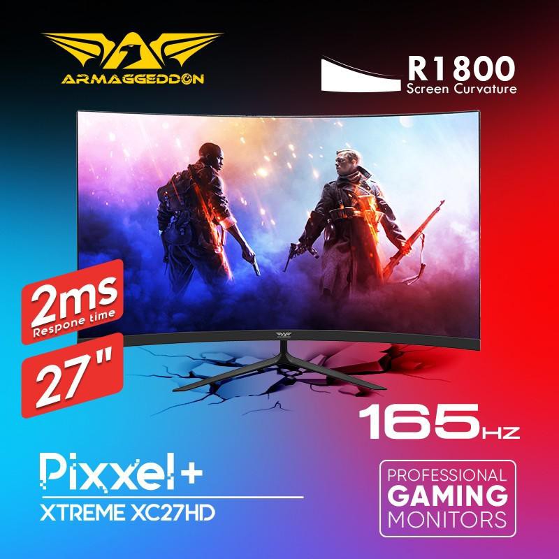 Armaggeddon Pixxel+ Xtreme XC27HD Super Gaming Curve Monitor with 165hz ...