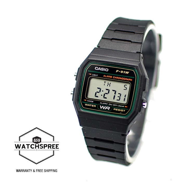[Watchspree] Casio Digital Watch F91W-3D F-91W-3 | Shopee Singapore