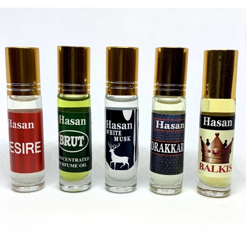 Hasan Assorted Perfume Minyak Wangi Attar -8ML | Shopee Singapore