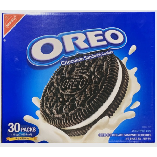 Costco Oreo Cookie 1.5kg 30 Pack /10 Pack Korea food | Shopee Singapore