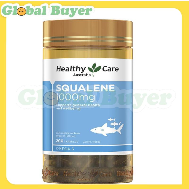 Healthy Care Squalene 1000mg 200 Capsules | Shopee Singapore