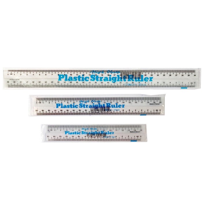 Plastic Ruler (15cm / 20cm / 30cm) | Shopee Singapore