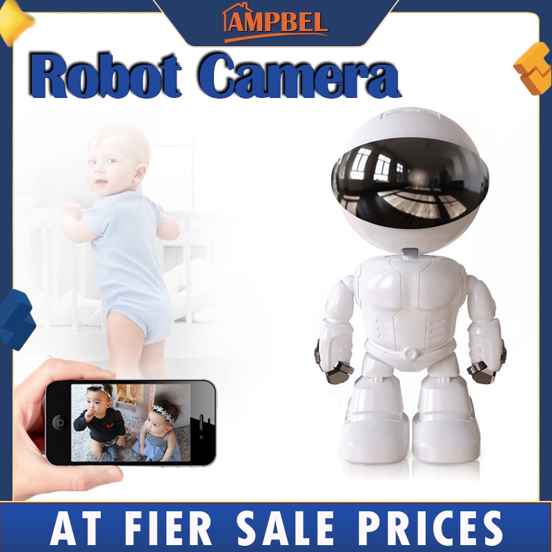 1080P Robot IP Camera Security Camera 360 ° WiFi Wireless 2MP CCTV ...