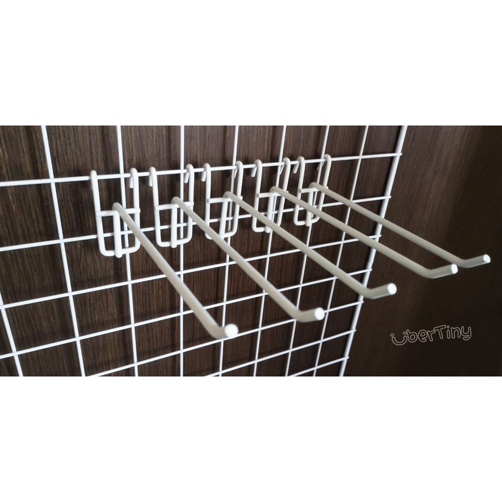 [Local] Hang Bracket / Mesh Hook | Wire Rack Organisers (for Storing ...