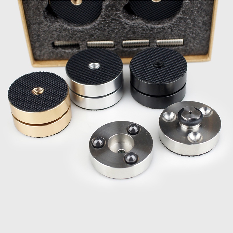 4 Pcs HiFi Audio Speaker Anti-Slip Fixing Feet Pad Isolation Absorb ...